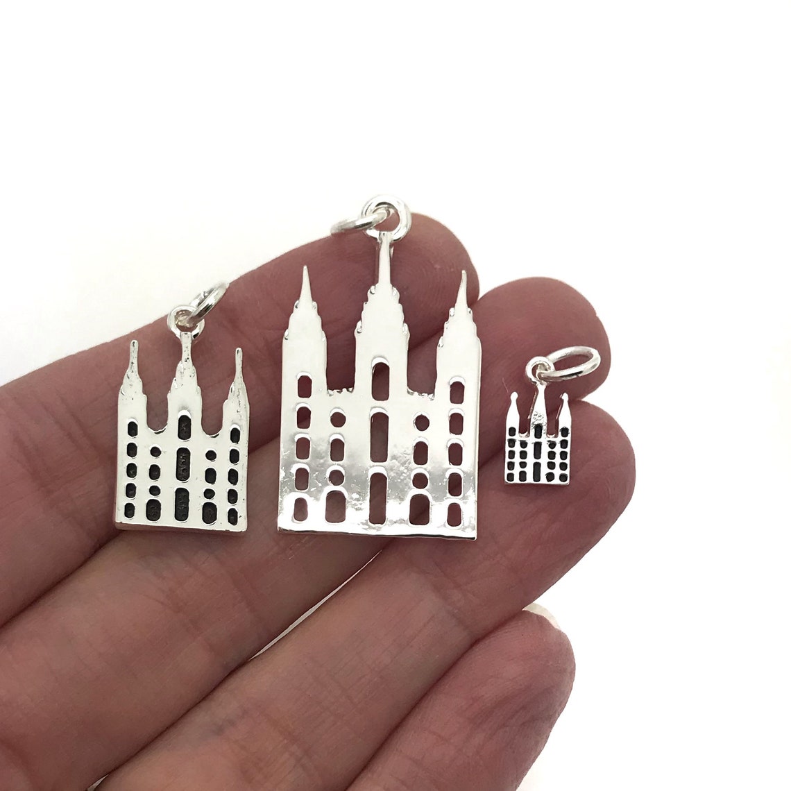 Salt Lake City Temple Charms LDS Salt Lake Temple Jewelry - Etsy