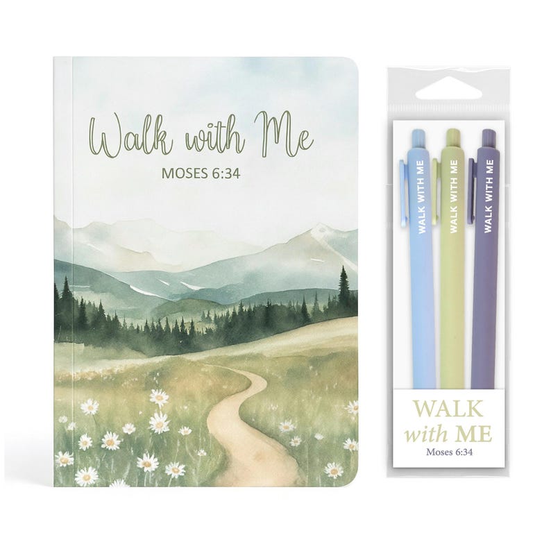 2026 Youth Theme Walk With Me Journal & Pens Gift, YW Theme Gifts, 5x7 ...