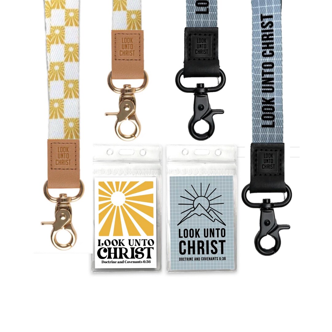 2025 LDS Youth Theme Lanyard | Look Unto Christ Wrist & Neck Lanyards ...