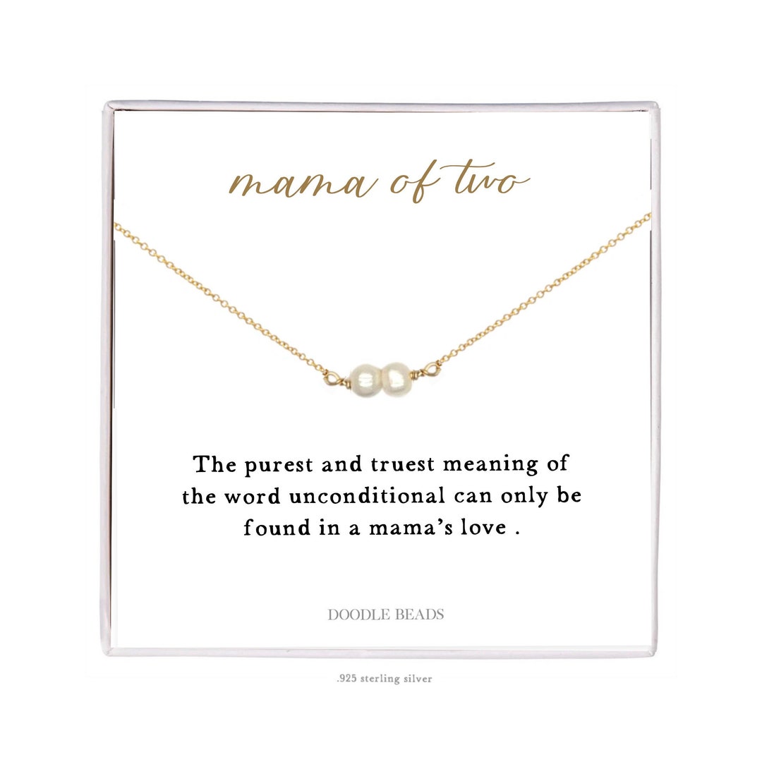 Mama of Two, Mom of 2, Mother of Twins, Mom of 2 Kids, Two Pearl ...