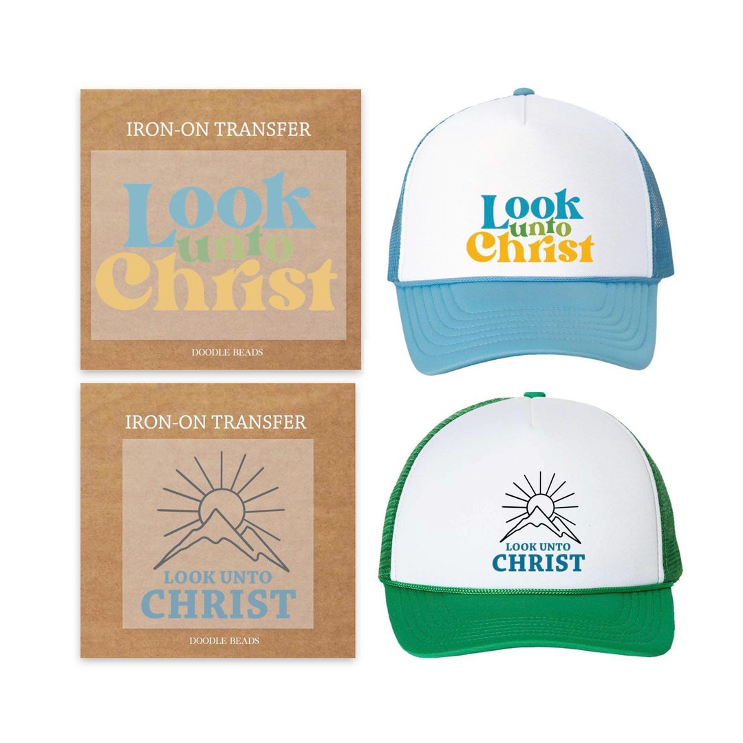 2025 LDS Youth Theme Look Unto Christ Iron on Transfers | Cool Peel ...