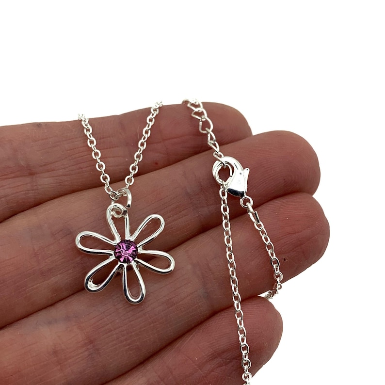 Little Girls Birthstone Necklace Birthday Keepsake Jewelry - Etsy
