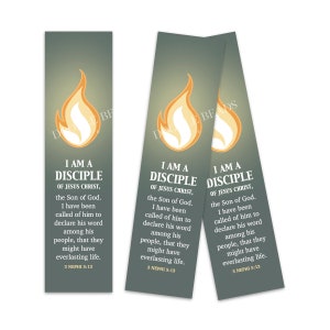 2024 Youth Theme I Am a Disciple of Jesus Christ Bookmarks, 5x7 Prints ...