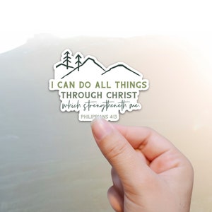 LDS 2023 Youth Theme, I Can Do All Things Through Christ, Stickers ...