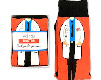 Doctor Socks Mens Dinosaur Doctasaurus Socks Fathers Day Dad - Etsy