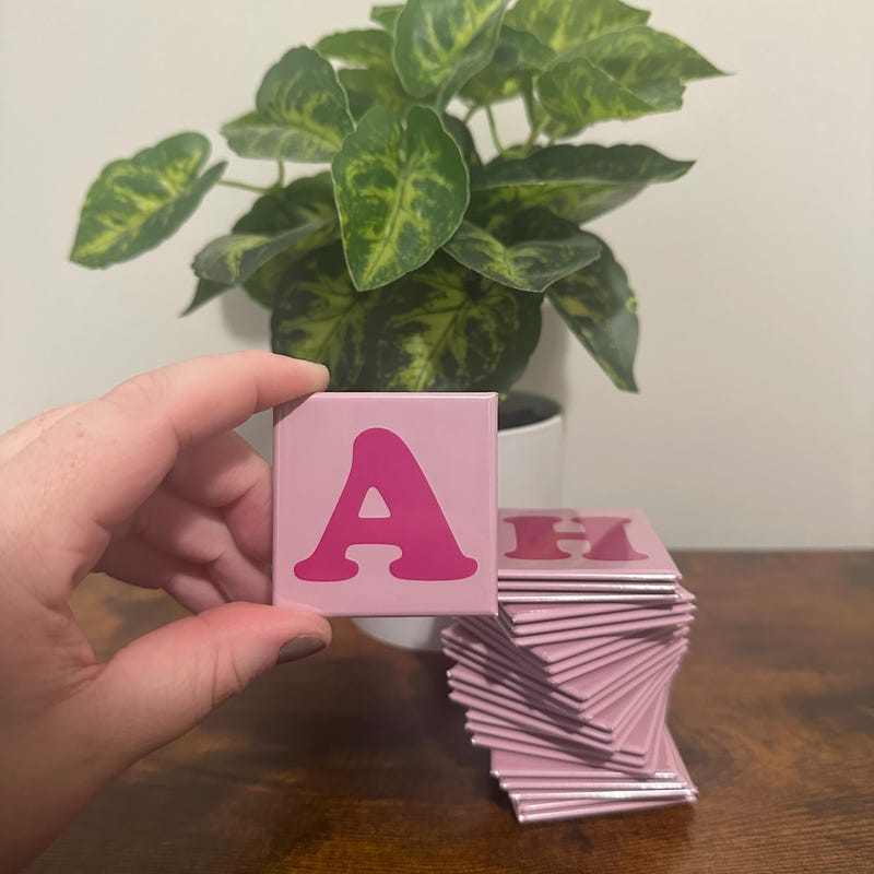 Alphabet Magnets - Etsy