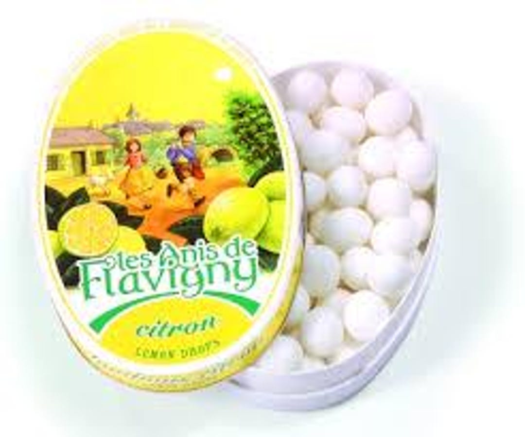 Anis De Flavigny Pastilles Oval Tin Candy - Lemon - Etsy