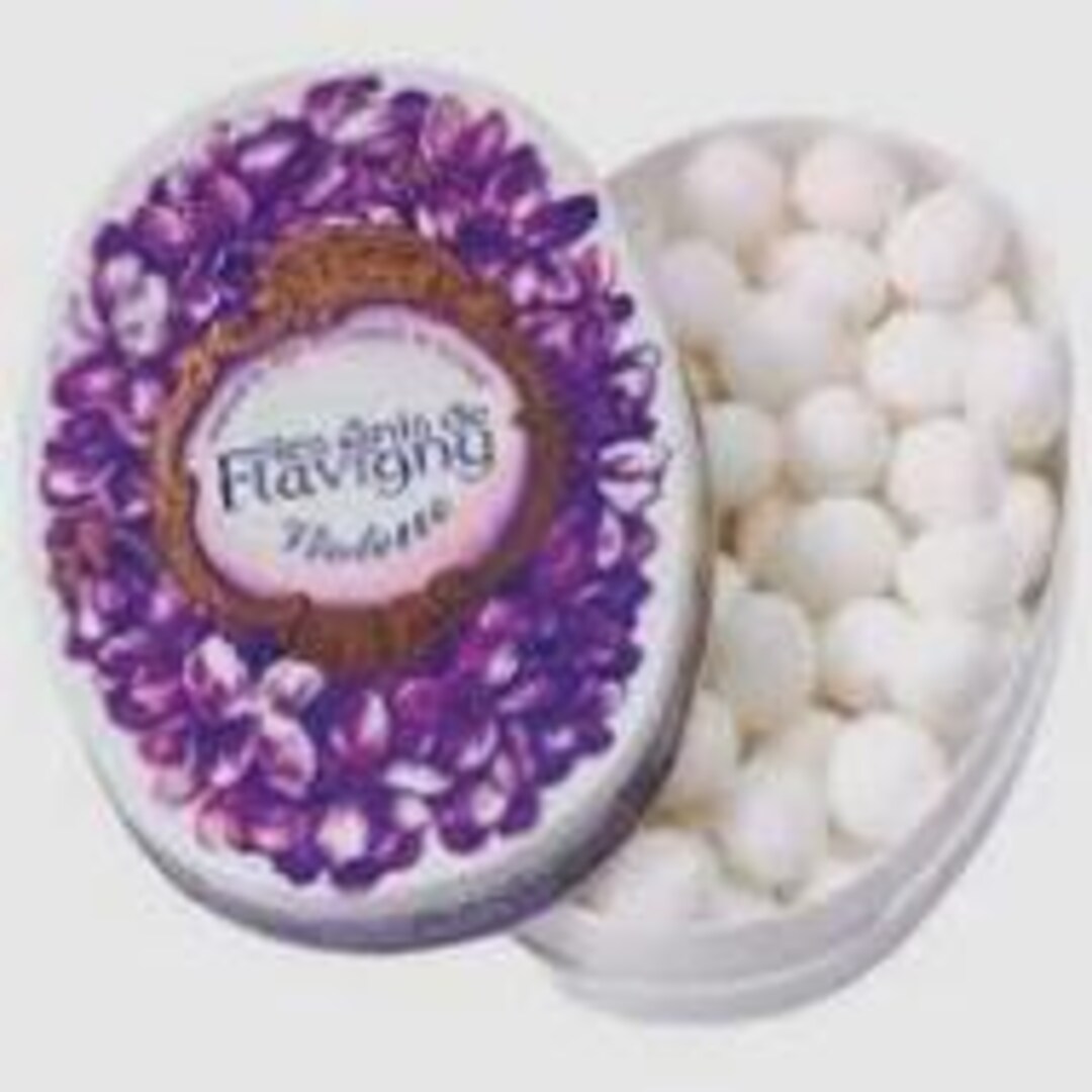 Anis De Flavigny Pastilles Oval Tin Candy - Violet Flowers - Etsy