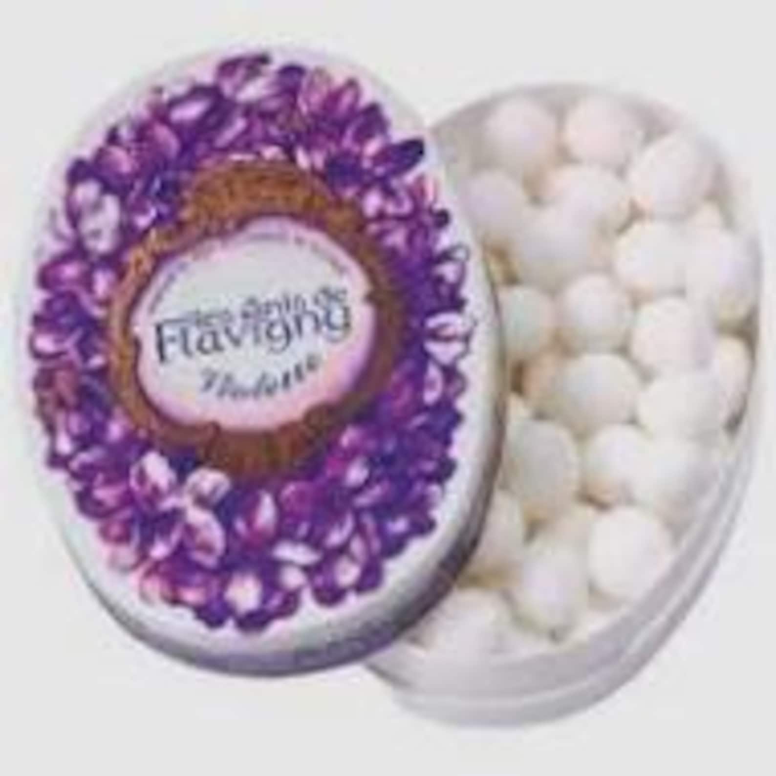 Anis De Flavigny Pastilles Oval Tin Candy - Violet Flowers - Etsy