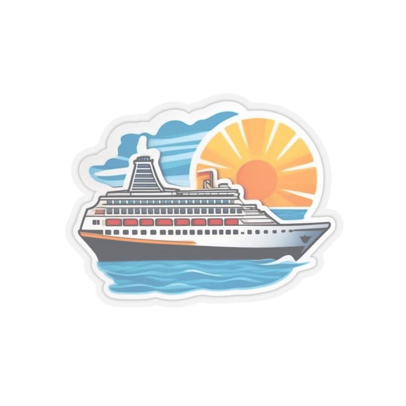 Cruise Ship Sticker - Etsy