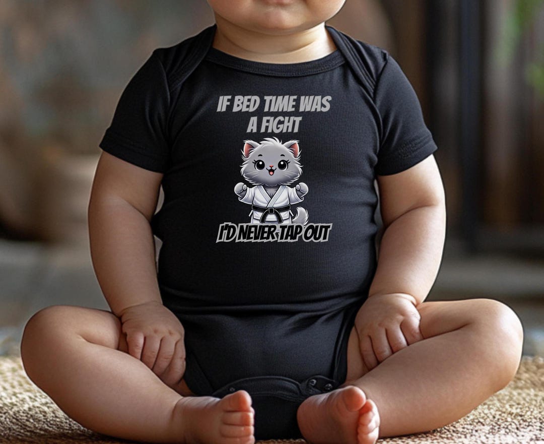 Funny Baby Brazilian Jiu-jitsu Bodysuit | Adorable Infant BJJ Cute Gift ...