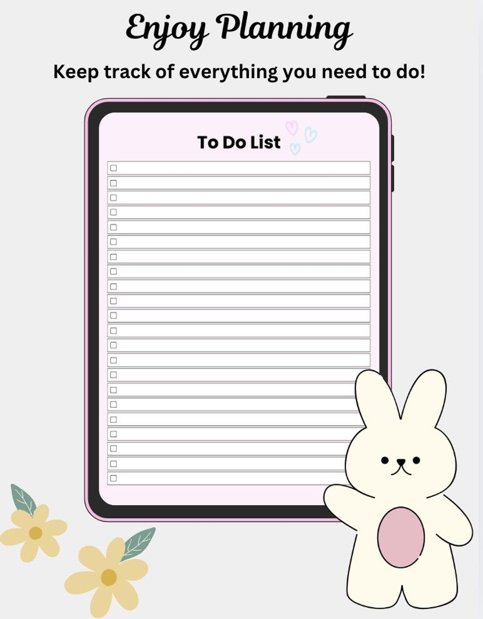 Pink Minimalist Digital Planner 2025-2026 (PDF) - Etsy