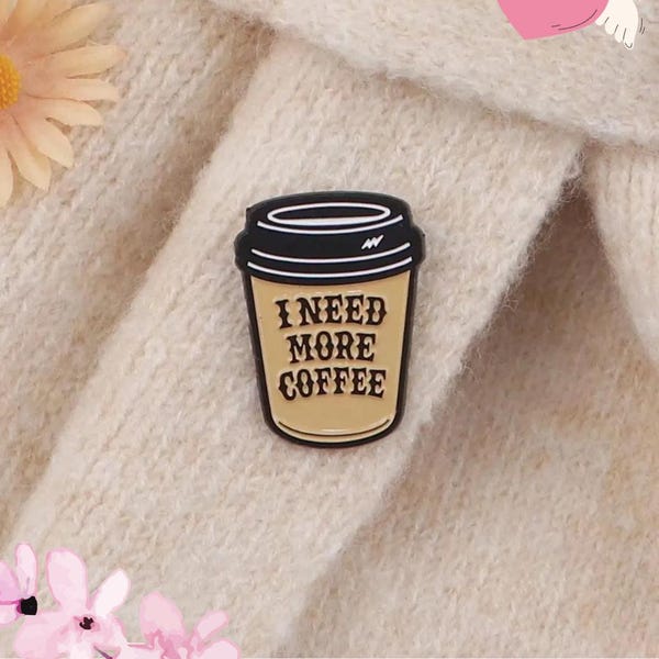 Enamel Pin Coffee - Etsy