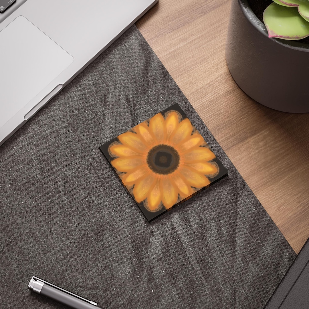 Sunflower Post-it® Note Pads, Bright Floral Sticky Notes, Cute Office ...