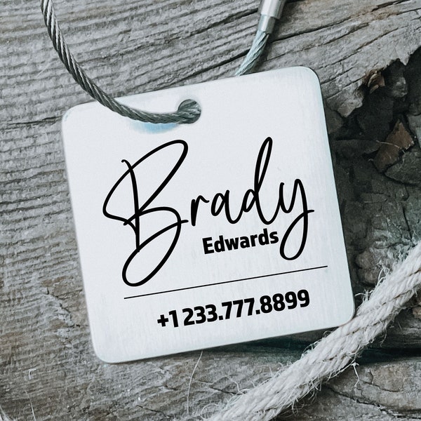 Luggage Tags Phone Number - Etsy