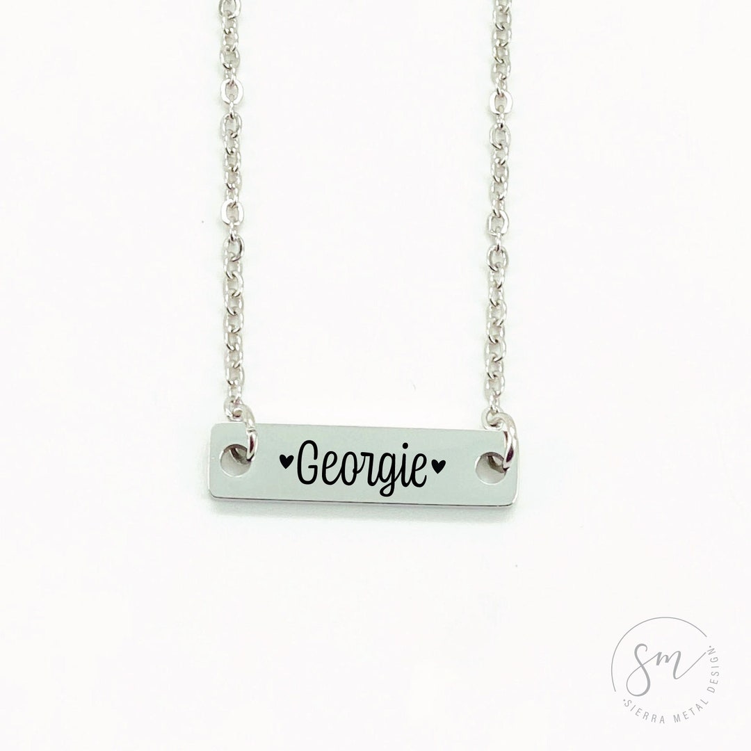 Personalized Name Girl Necklace Girl Gift Daughter Gift Birthday Gift ...