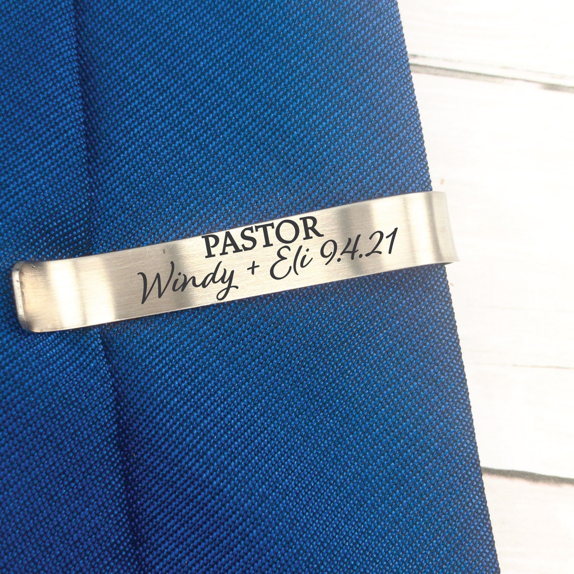 Personalized Pastor Gift Pastor Tie Clip Pastor Tie Bar Gift | Etsy