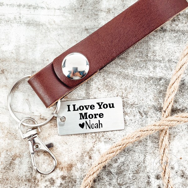 I Love You Key Chain - Etsy