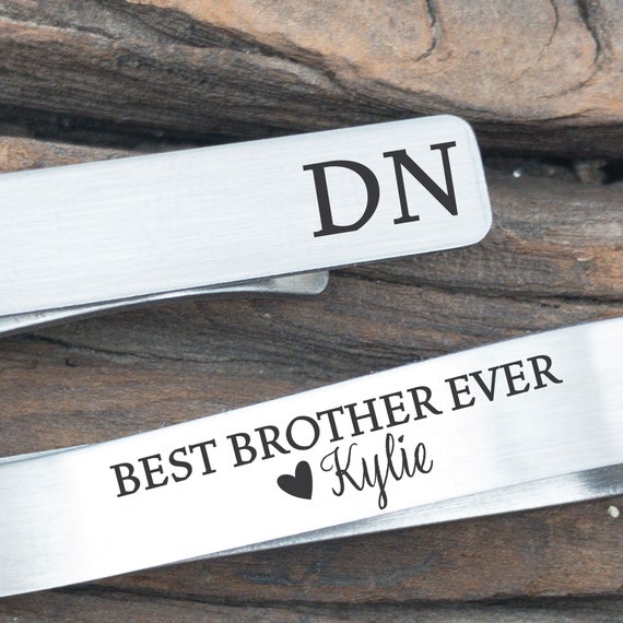 Brother Gift Best Brother Ever Tie Clip Gift For Brother Tie | Etsy
