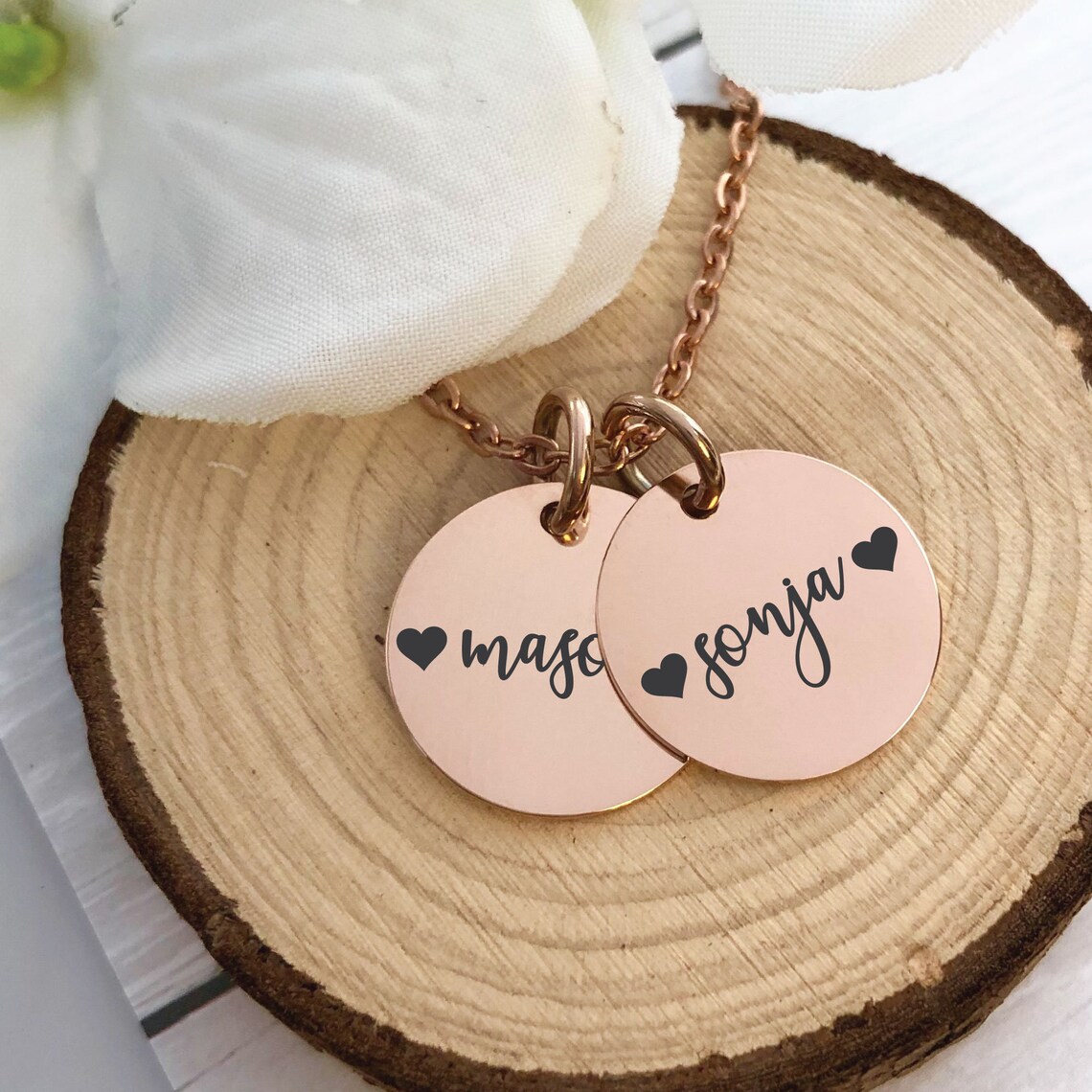 Custom Coin Necklace Custom Coin Jewelry Personalized Name | Etsy