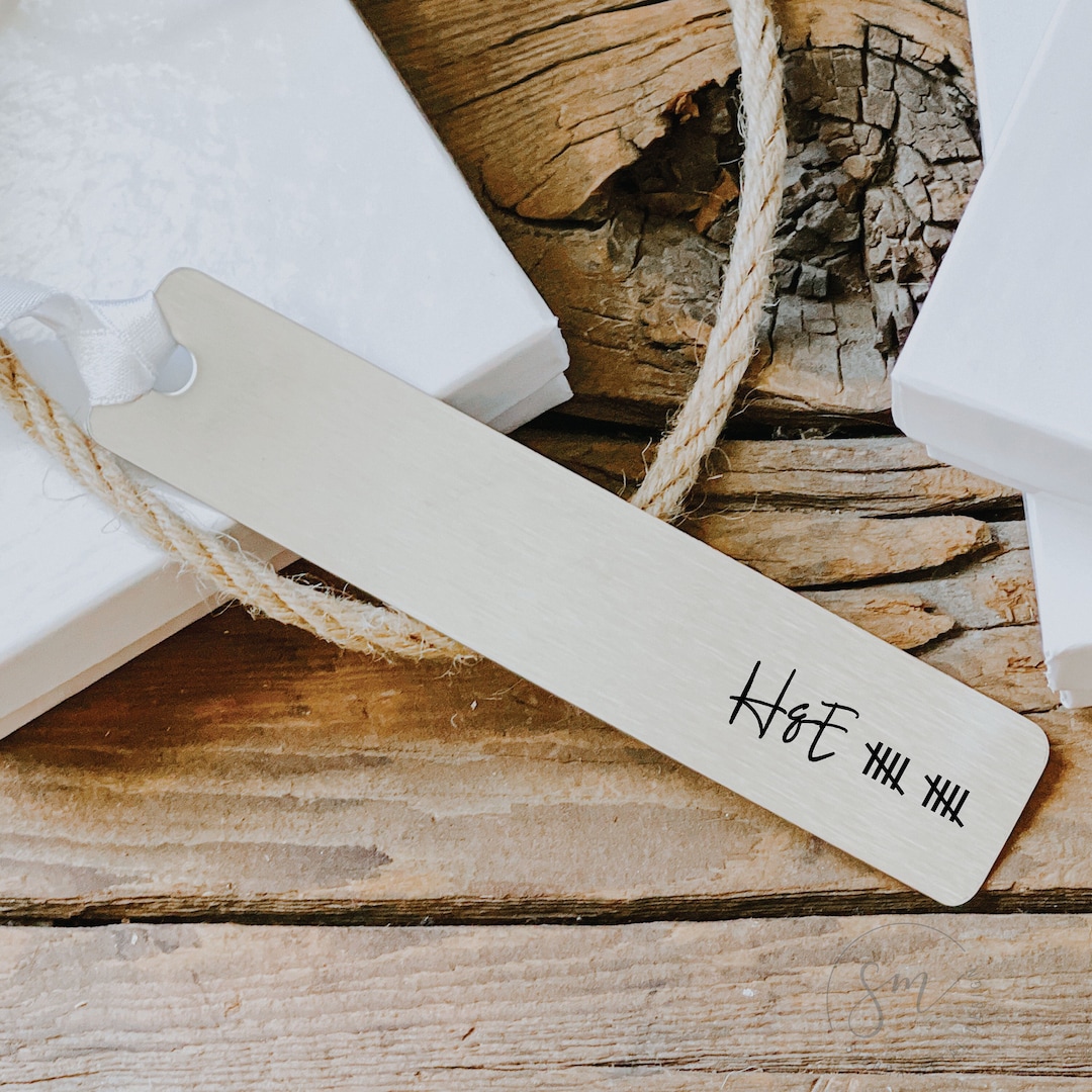 Anniversary Bookmark | Personalized Gift Bookmark | Personalized ...