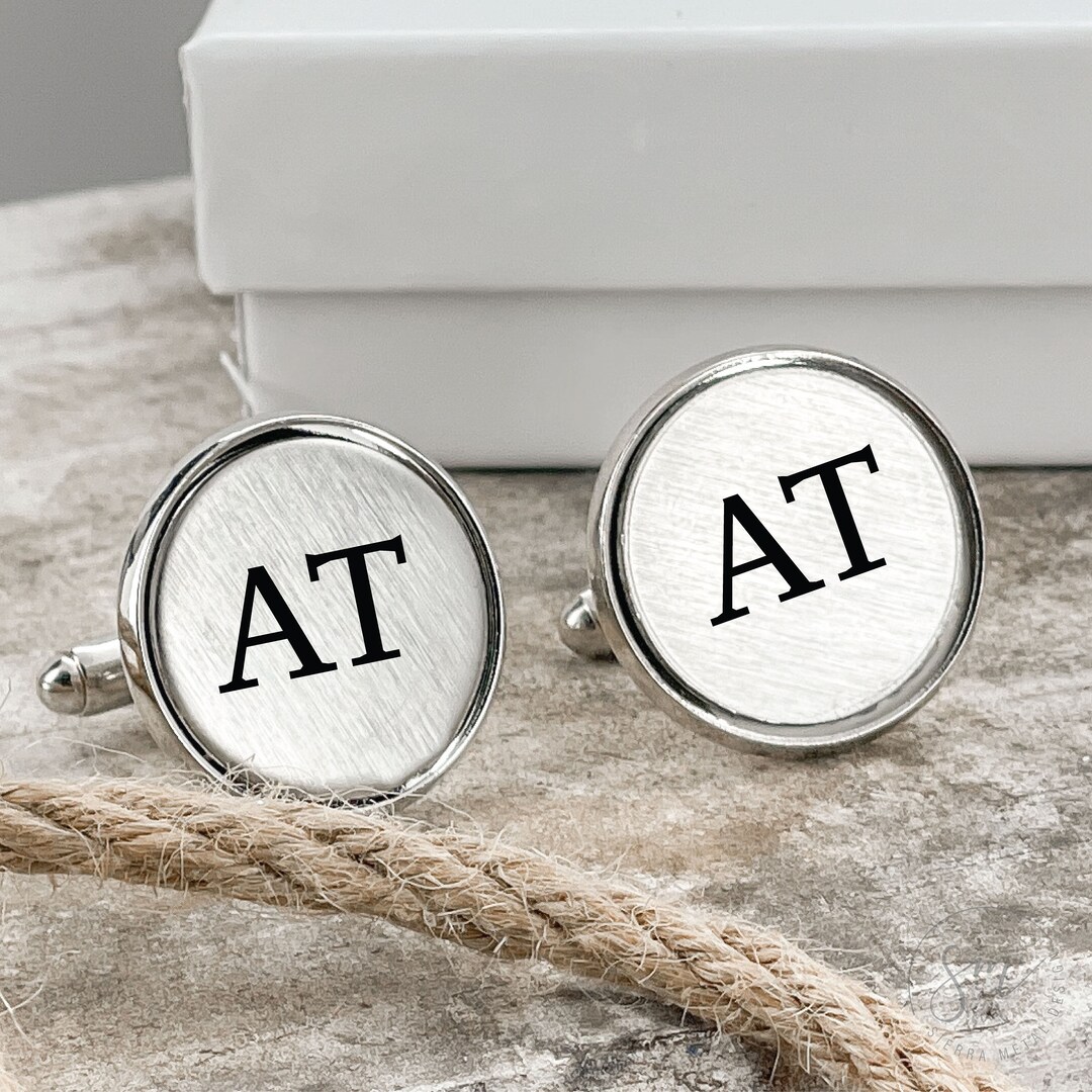 Personalized Initials Cufflinks Gift for Doctor Gift Idea Personalized ...