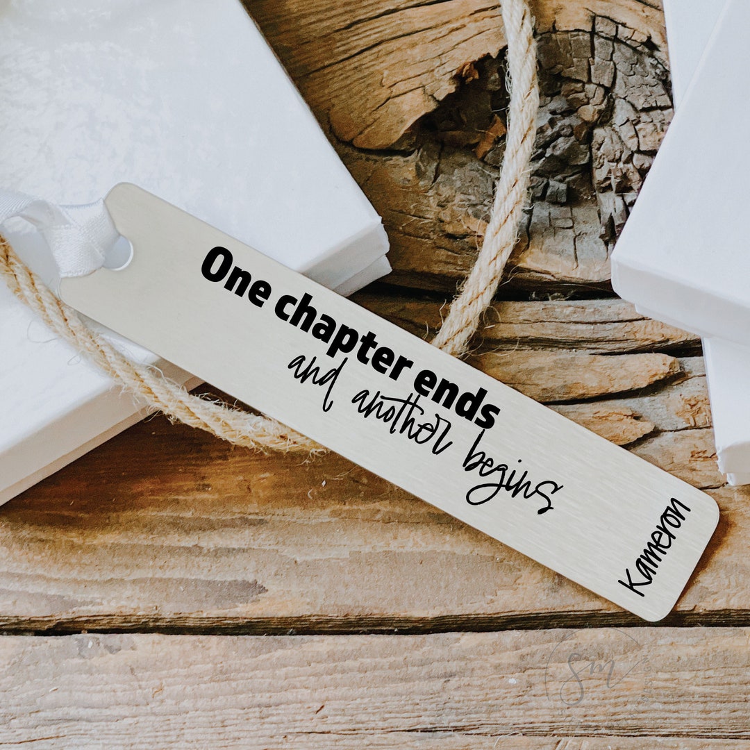 Chapter Ends Bookmark Another Begins Gift Idea for Bookmark ...