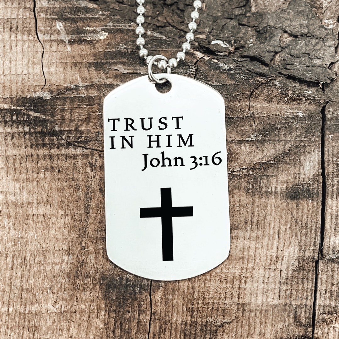 Collier confiance en lui Collier homme croix Collier divin Collier pour ...