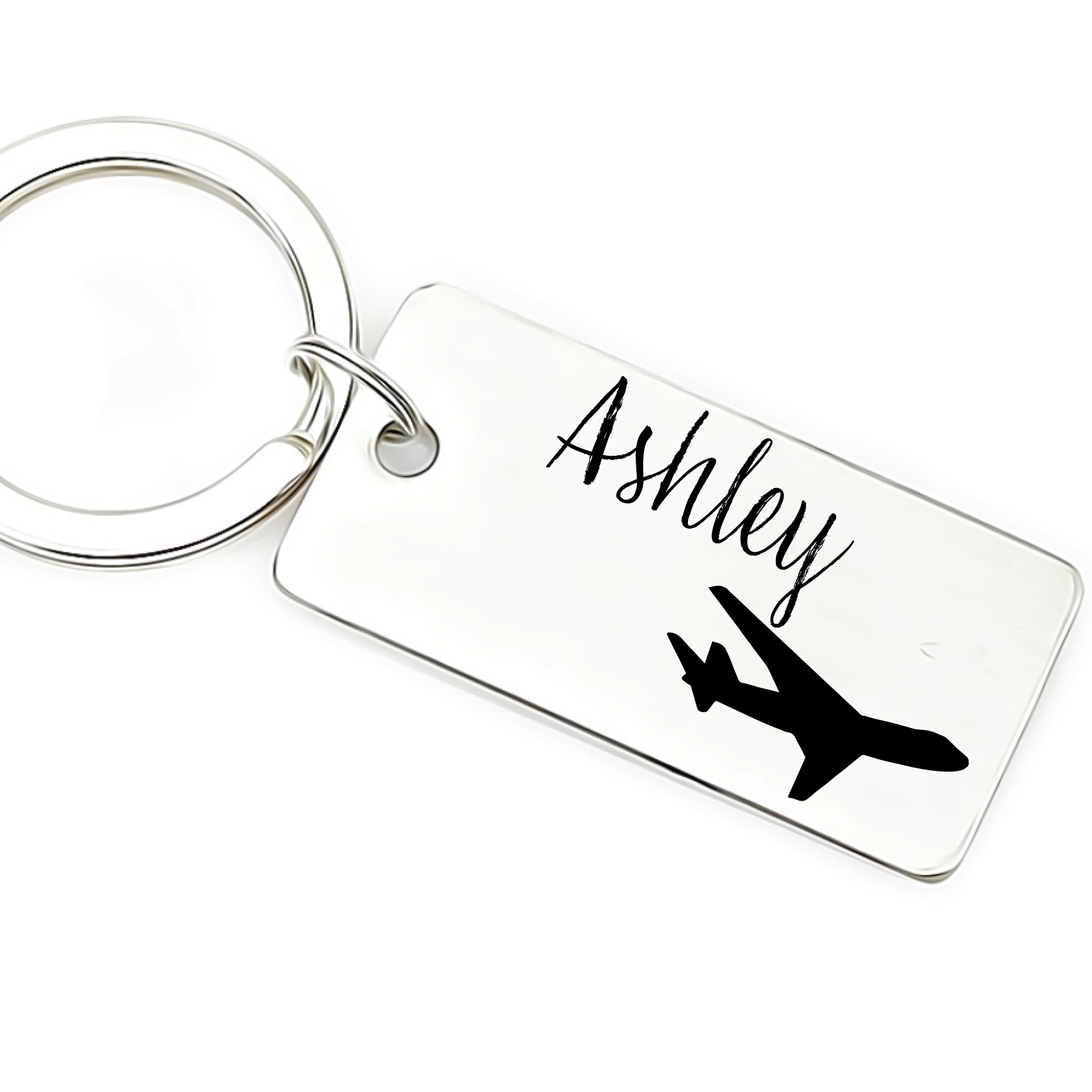 Personalized Airplane Keychain Gift for Flight Attendant - Etsy