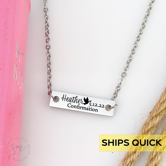 Confirmation Necklace Confirmation Gift Confirmation Jewelry - Etsy