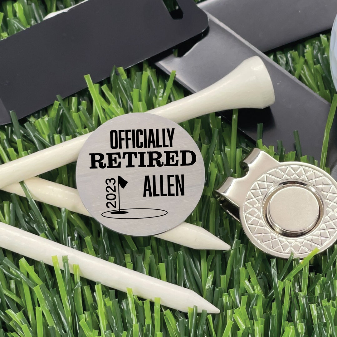 Cadeau de départ en retraite personnalisé Marqueur de balle de - Etsy ...