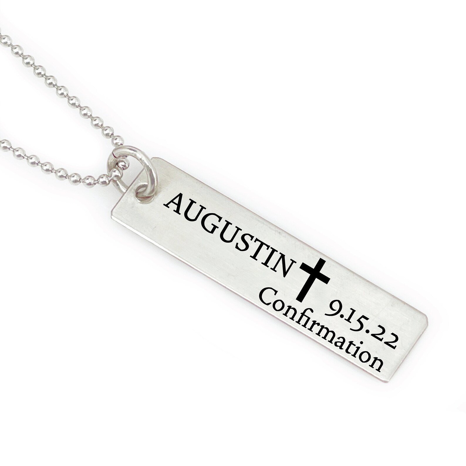 Personalized Boys Confirmation Necklace for Boy Confirmation - Etsy