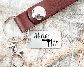 Hairstylist Keychain Cosmetology Gift Idea for Hair Stylist - Etsy