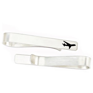 Pilot Gift Airplane Tie Clip Pilot Tie Clip Airplane Tie Bar - Etsy