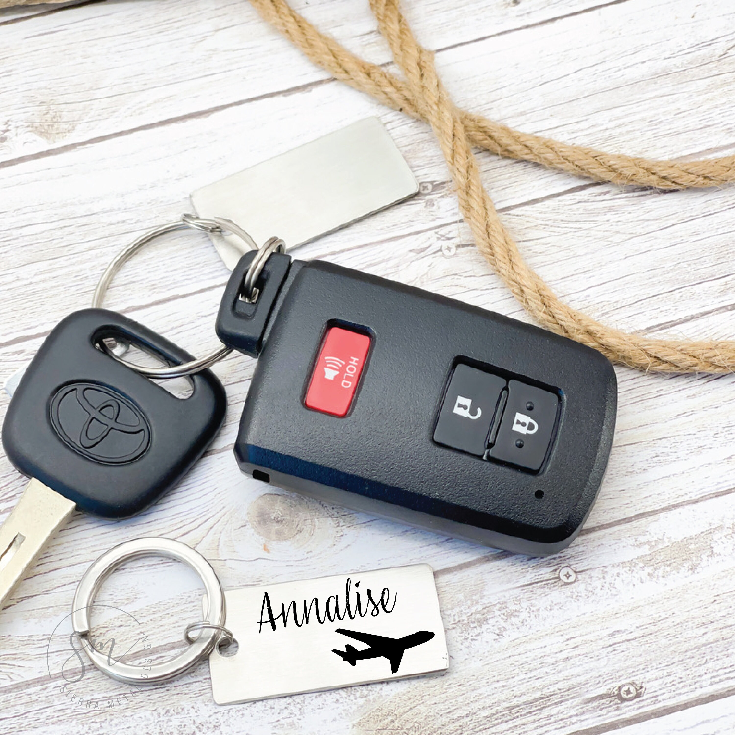 Personalized Airplane Keychain Gift for Flight Attendant - Etsy