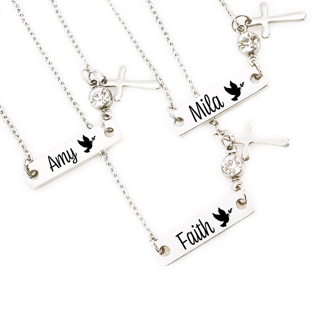 Confirmation Necklace Confirmation Gift Confirmation Jewelry Girl ...
