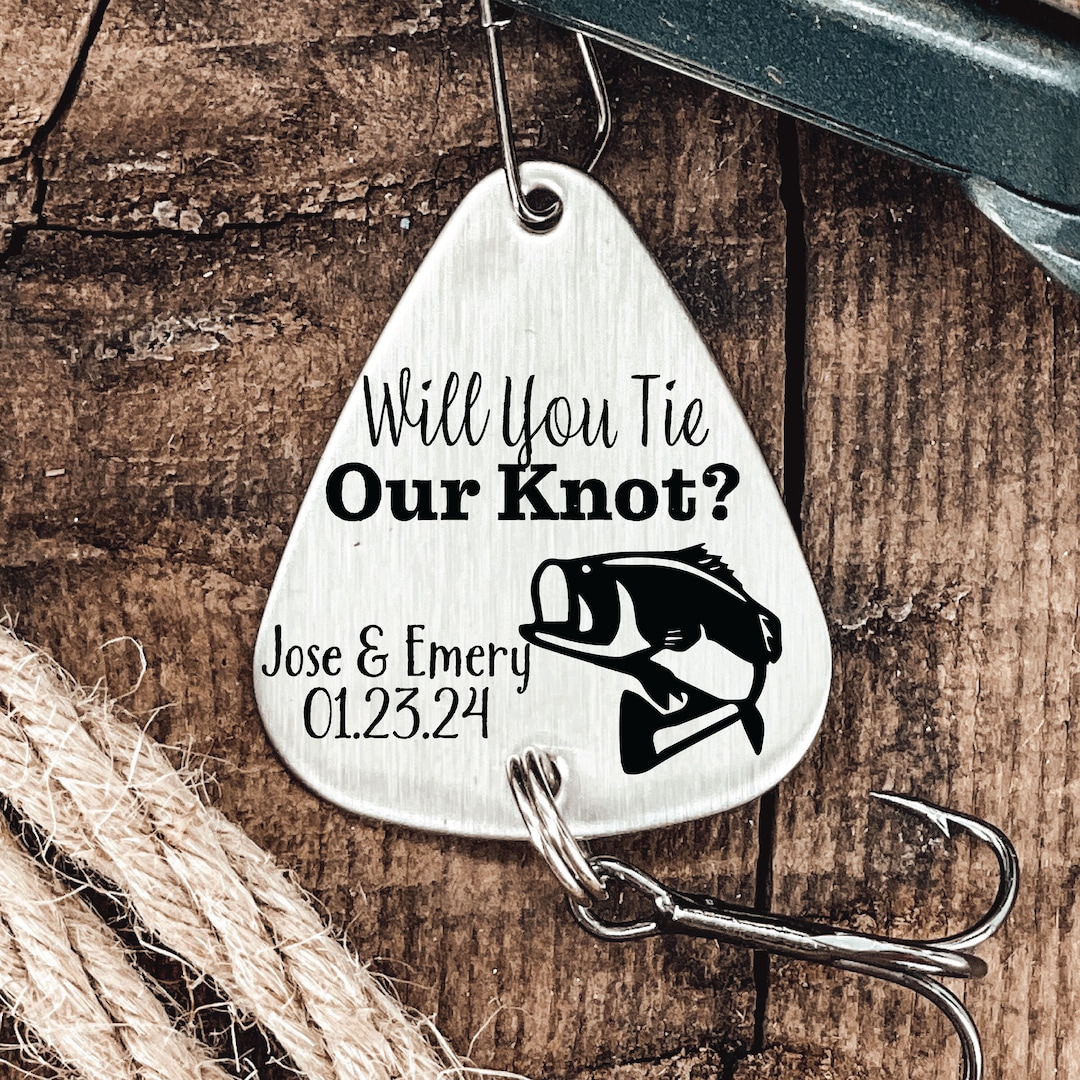 Officiant Gift Pastor Gift Personalized Will You Tie Our Knot Fishing ...
