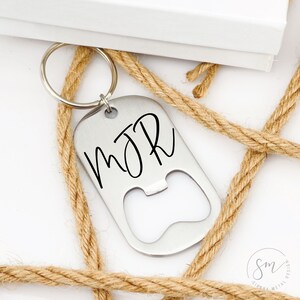 Gift Personalized Usher Gift Bottle Opener Keychain Gift Idea for Usher ...