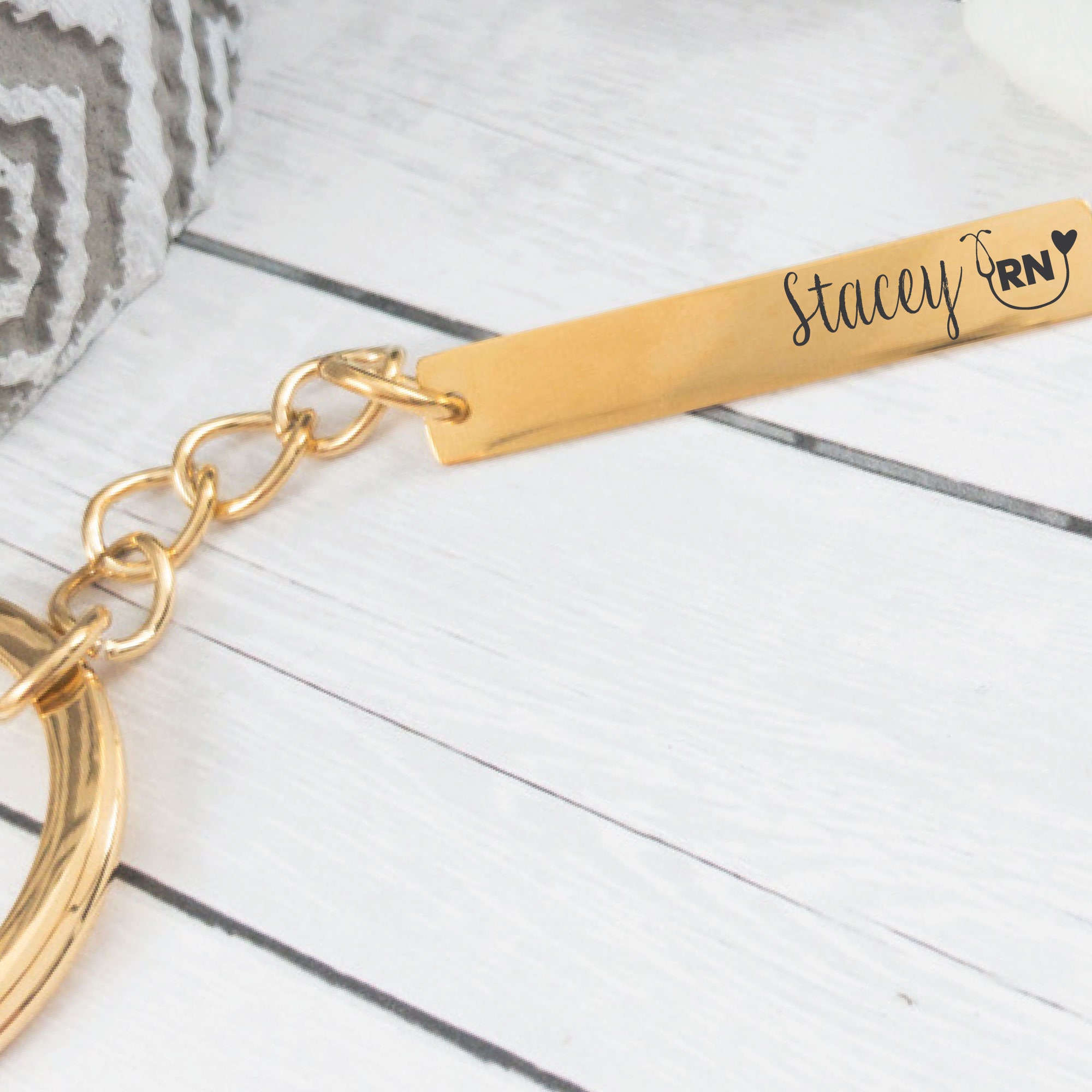 Personalized Nurse Gift Registered Nurse Keychain Nurse - Etsy