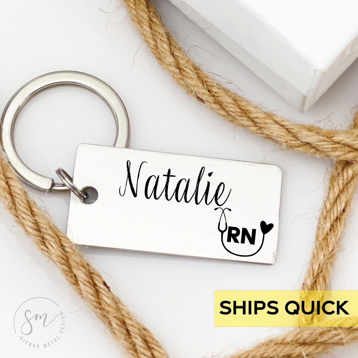 Personalized Nurse Gift Registered Nurse Keychain Nurse - Etsy