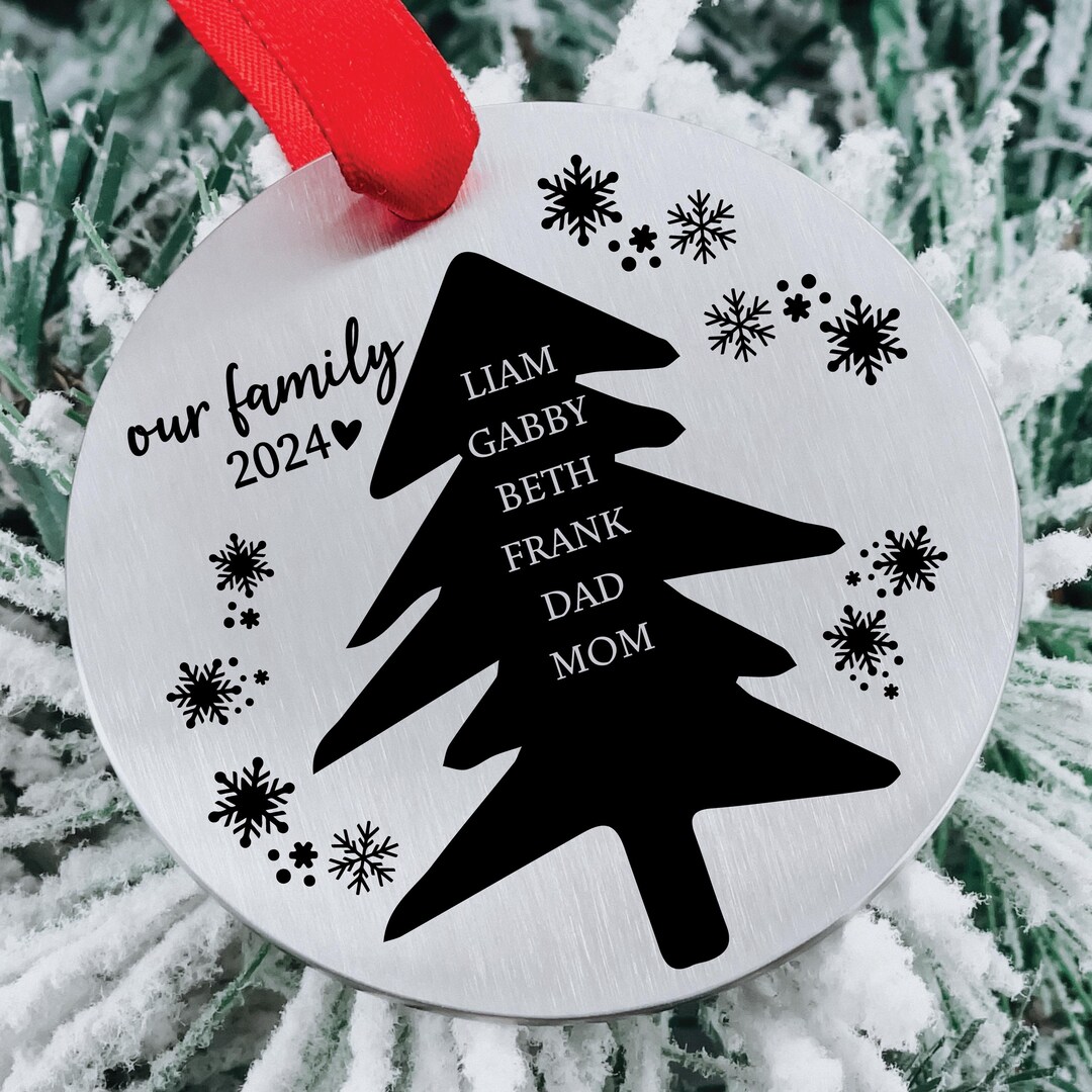 2024 Christmas Ornament Personalized | Personalized 2024 Christmas ...
