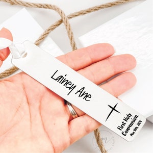 First Communion Bookmark Gift First Holy Communion Bookmark ...
