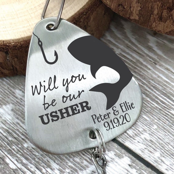 Usher Gift Will You Be Our Usher Gift Personalized Usher | Etsy