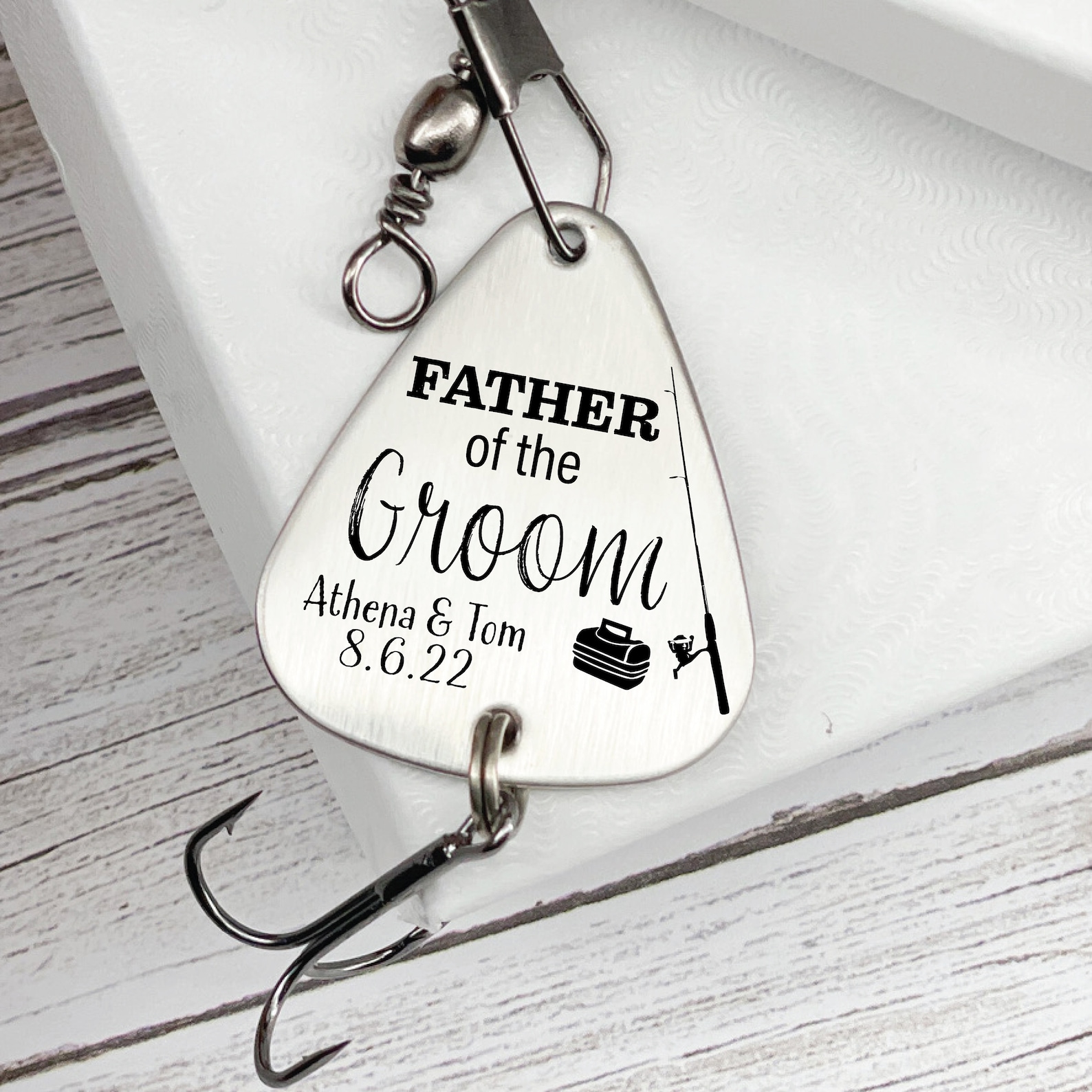 Father of the Groom Fishing Lure Father Gift Wedding Gift | Etsy