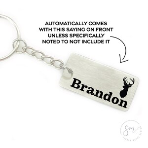 Personalized Antlers Keychain Hunting Keychain Deer Keychain Hunter ...