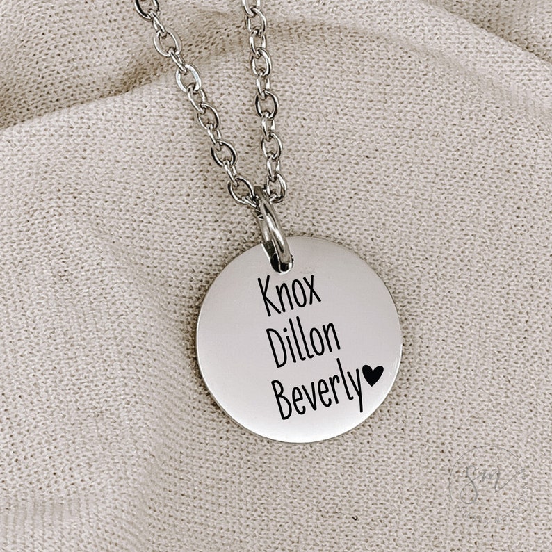 Custom Coin Necklace Custom Coin Jewelry Personalized Name - Etsy