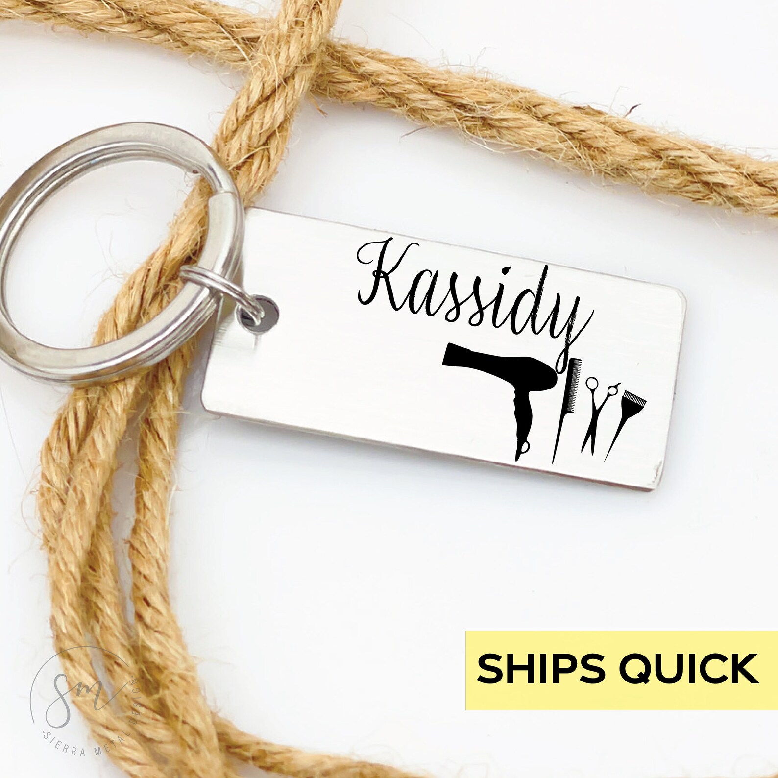 Personalized Hairdresser Gift Hair Stylist Keychain Hair - Etsy