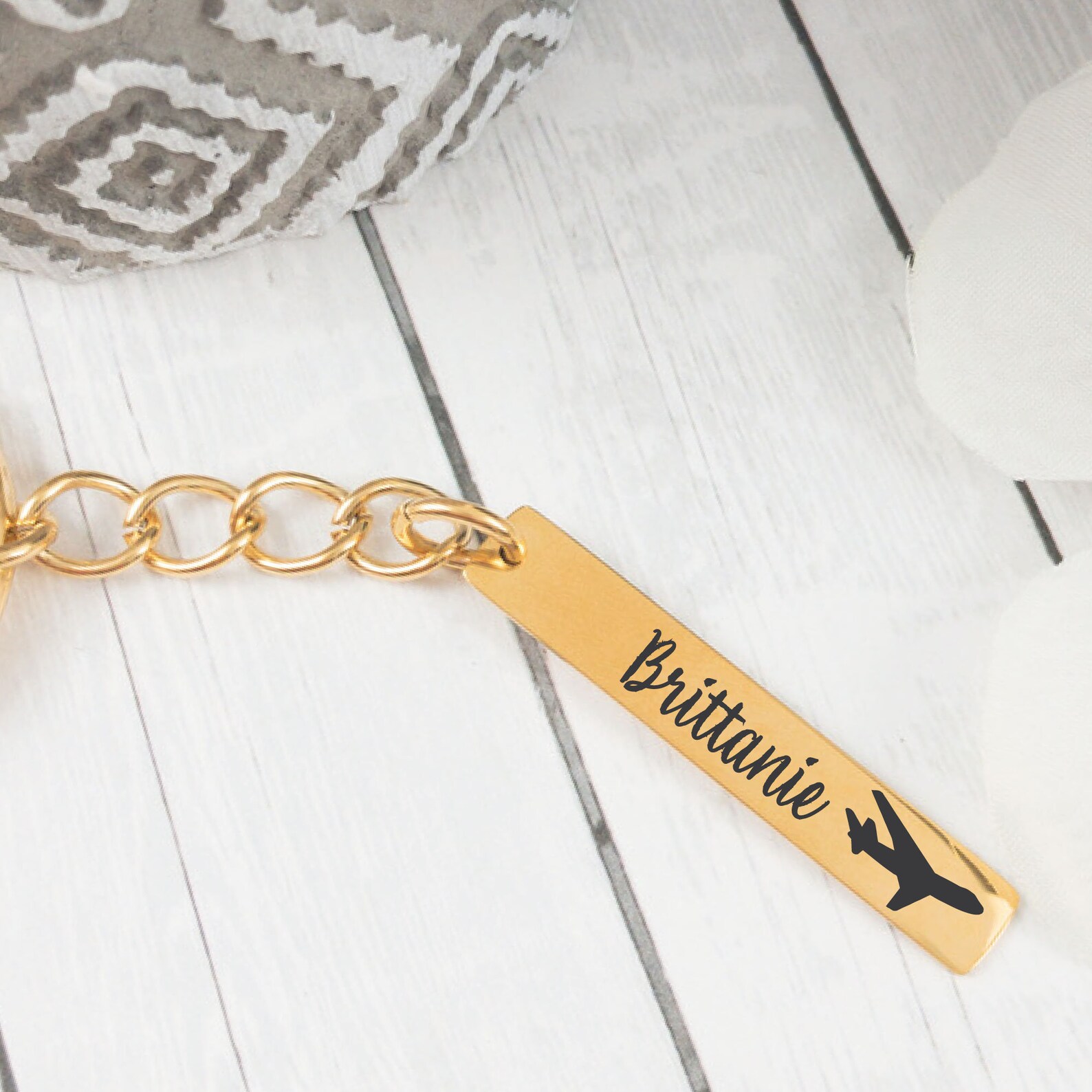 Personalized Airplane Keychain Gift For Flight Attendant | Etsy