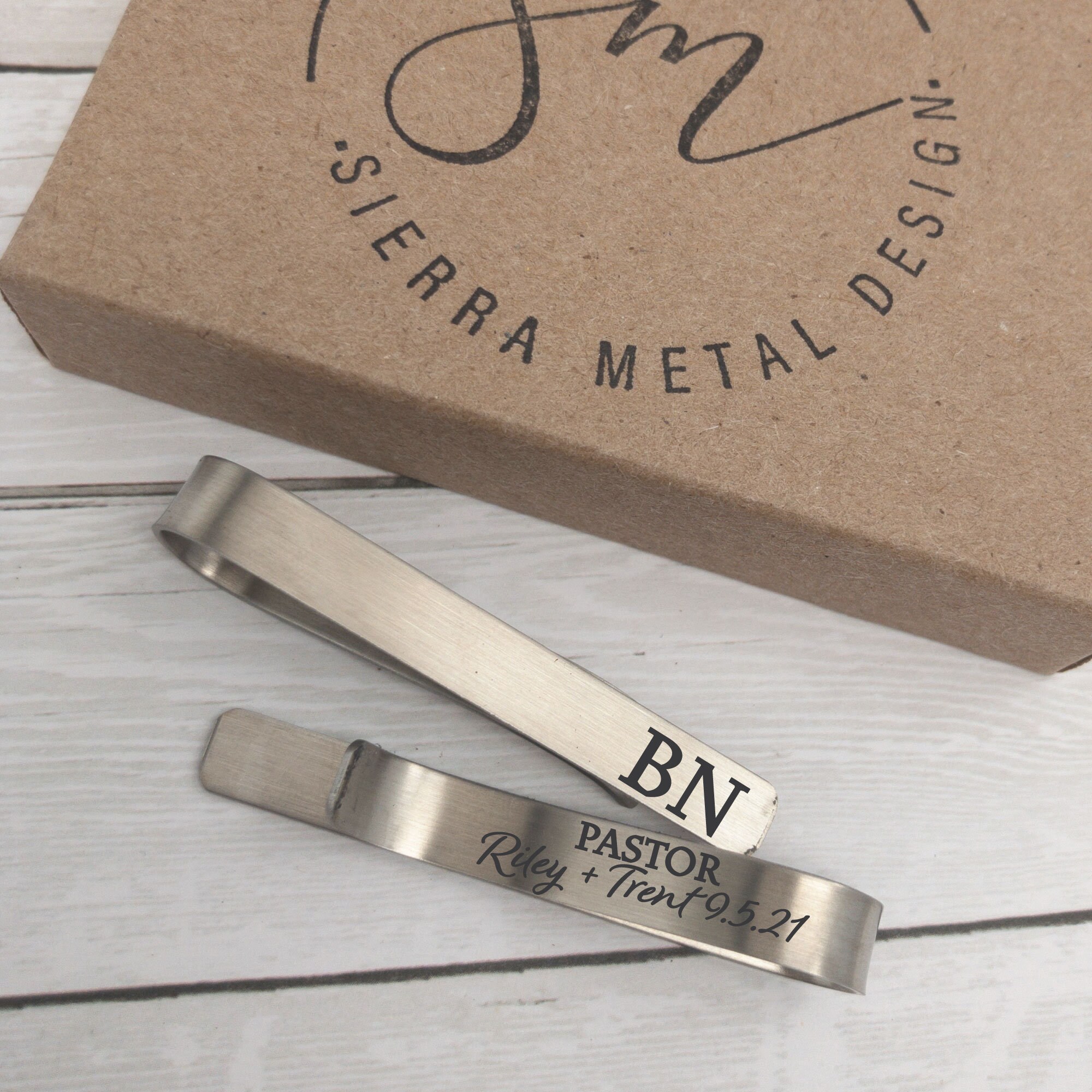 Personalized Pastor Gift Pastor Tie Clip Pastor Tie Bar Gift | Etsy