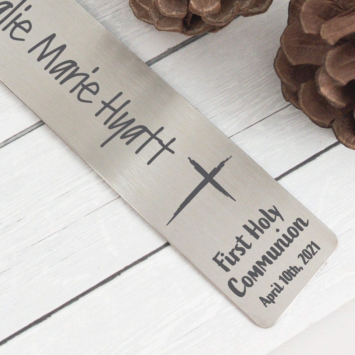 First Communion Bookmark Gift First Holy Communion Bookmark | Etsy